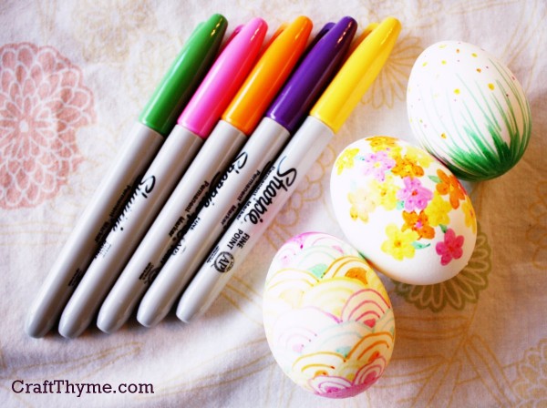 Patterned Easter Eggs • Craft Thyme